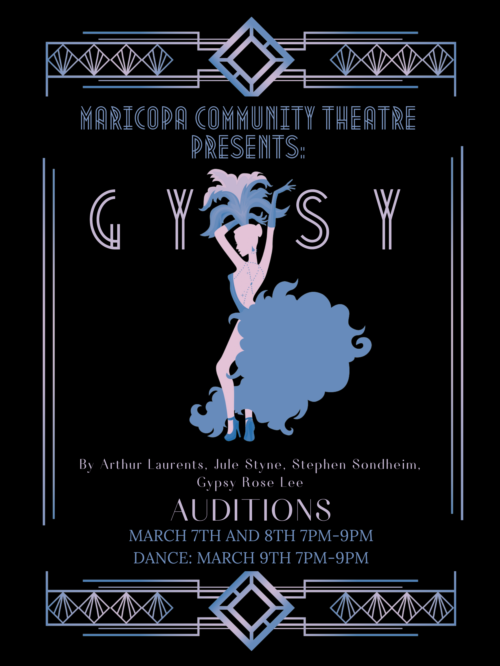GYPSY poster - Maricopa Community Theatre