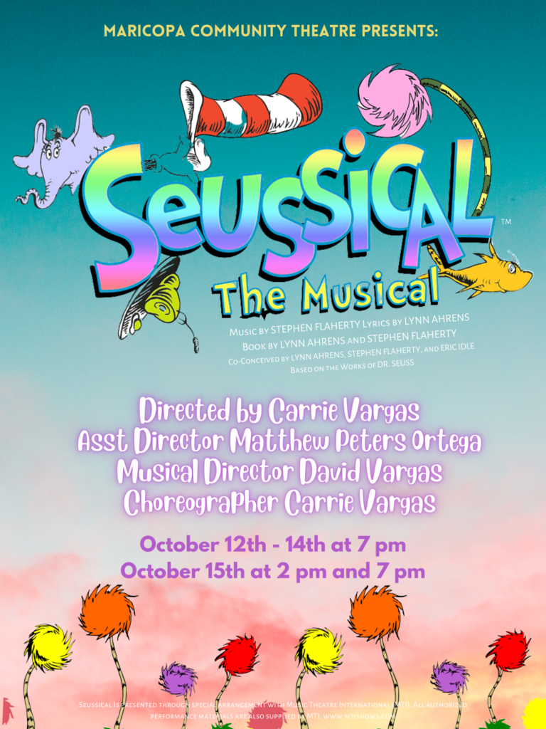 Seussical Temp Poster - Maricopa Community Theatre